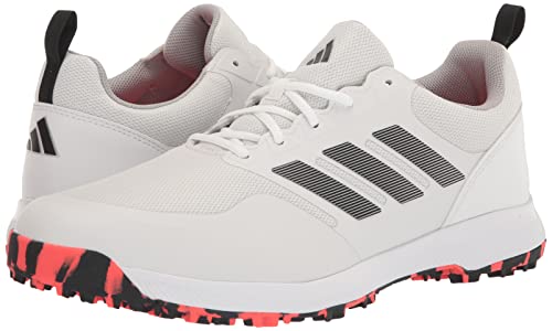 adidas Men's TECH Response SL 3 Golf Shoe, FTWR White/core Black/Grey Two, 10.5