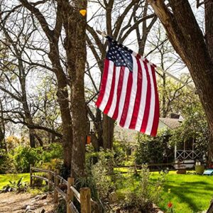 GIFTEXPRESS Heavy Duty American Boat US Flag 12X18 - Embroidered Star Weatherproof US Flag -Strong Sewn with Fish Line