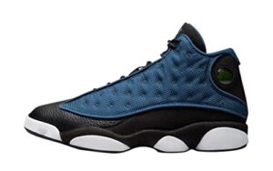 jordan men's 13 retro brave blue navy/university blue-black (dj5982 400) - 11