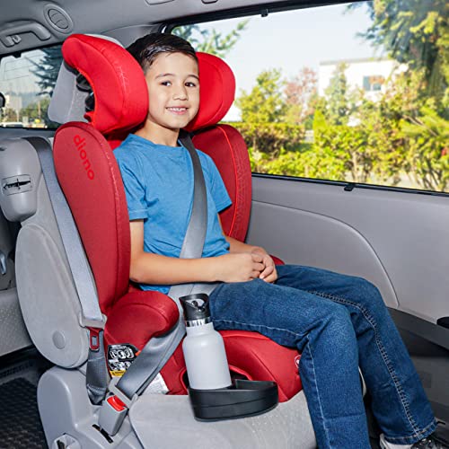 Diono Monterey 2XT Latch 2 in 1 High Back Booster Car Seat with Expandable Height & Width, Side Impact Protection, 8 Years 1 Booster, Red