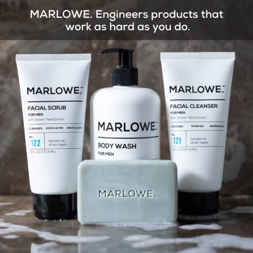 MARLOWE. No. 108 Polishing Soap Bar | Best Cleansing & Moisturizing Bar for Men