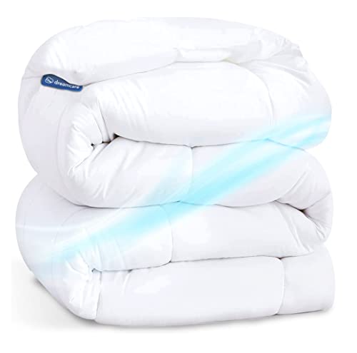 Lightweight Cooling Duvet Insert with AerFil Breathe™ Technology, Duvet Insert King, White King Comforter, Cooling Comforter for Hot Sleepers, Diamond Quilting Down Alternative Comforter (King)