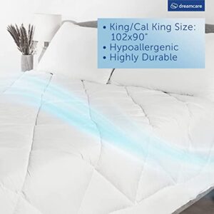 Lightweight Cooling Duvet Insert with AerFil Breathe™ Technology, Duvet Insert King, White King Comforter, Cooling Comforter for Hot Sleepers, Diamond Quilting Down Alternative Comforter (King)