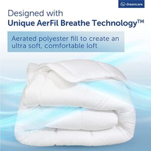 Lightweight Cooling Duvet Insert with AerFil Breathe™ Technology, Duvet Insert King, White King Comforter, Cooling Comforter for Hot Sleepers, Diamond Quilting Down Alternative Comforter (King)