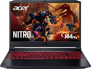 acer nitro an515 gaming laptop six core intel i5-11400h up to 4.5ghz 8gb 256gb ssd 15.6in full hd hdmi backlit keyboard nvidia 4gb win 11 (renewed)