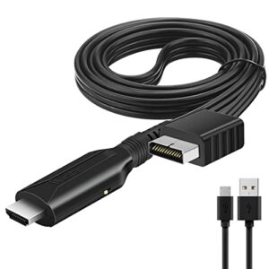 hdmi cable for playstation 2 & playstation 1 console (ps2 & ps1), ps1/ps2 to hdmi adapter with true rgb signal output playstation 1 adapter sony ps2 hdmi converter