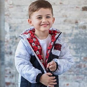 Disney Mickey Mouse Toddler Boys Zip Up Winter Coat Puffer Jacket 5T