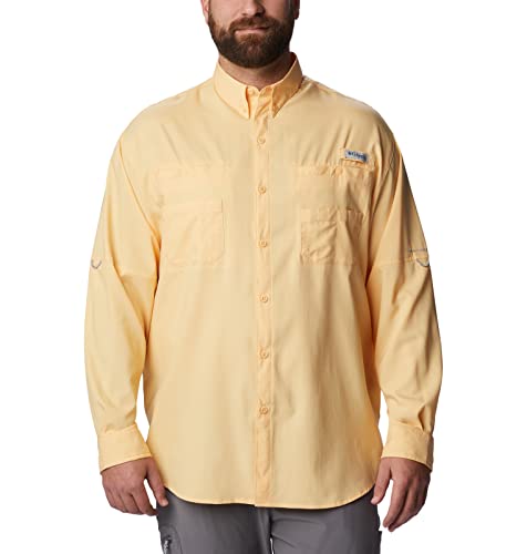 Columbia Men's Standard Tamiami II Long Sleeve Shirt, Cocoa Butter, Medium