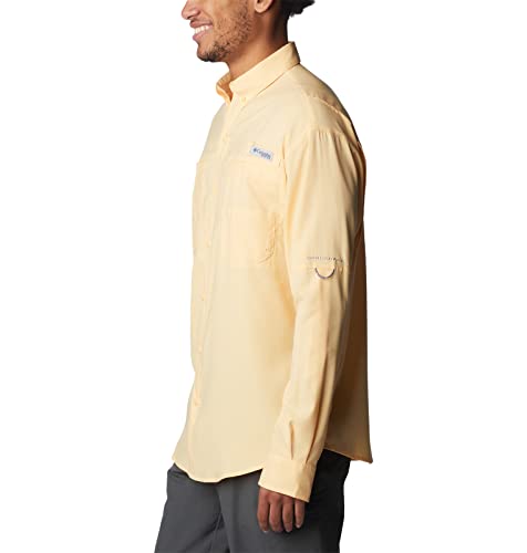 Columbia Men's Standard Tamiami II Long Sleeve Shirt, Cocoa Butter, Medium