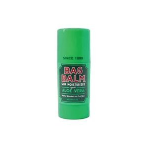 bag balm vermont's original solid balm stick with aloe vera, body balm stick for dry skin, chafing, skin irritations & more - cuticle balm stick, lotion stick, mini, tube - 1oz, 3 pk