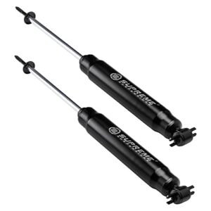 Supreme Suspensions - Front & Rear Complete Set of Shocks for 1997-2006 Jeep Wrangler TJ 2WD 4WD MAX Performance Nitro Gas-Charged Shocks with Boots - OEM Replacement for Lifted Applications