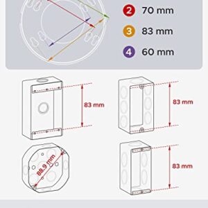 X-Sense AC Hardwired Combination Smoke and Carbon Monoxide Detector, Hardwired Interconnected Smoke and CO Detector Alarm with Replaceable Battery Backup, XP06, 3-Pack