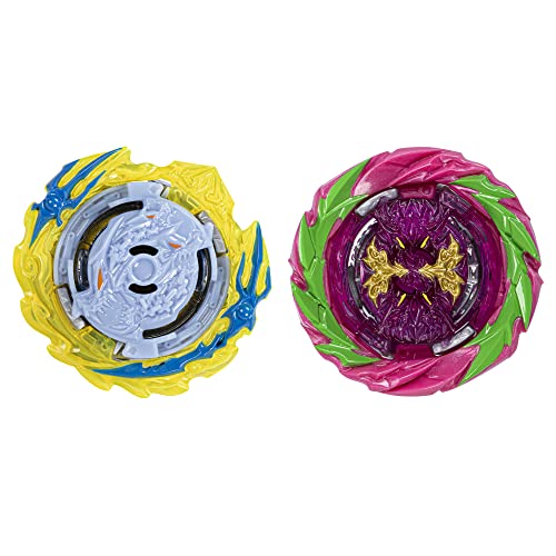 BEYBLADE Burst QuadStrike Fierce Bazilisk B8 and Hydra Kerbeus K8 Spinning Top Dual Pack, 2 Battling Game Top Toy for Kids Ages 8 and Up