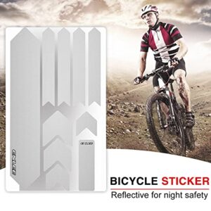 ENLEE Bike Frame Protection，All Mountain Style Honeycomb High Impact Frame Guard Total - Protects Your Bike from Scratches and dings (Transparent)