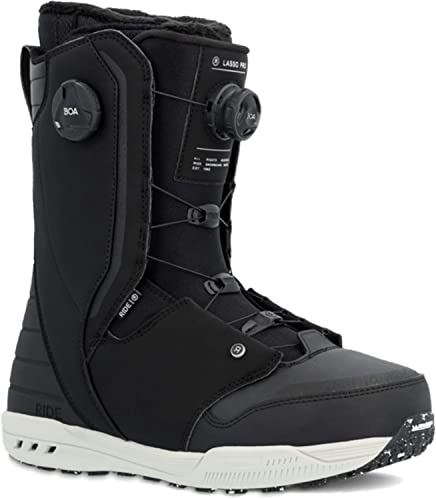 Ride Lasso Pro Wide Mens Snowboard Boots Black 10 (W)