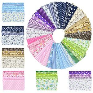 42 pcs 9.8 x 9.8 inches cotton fabric sewing patchwork squares quilting bundles different pattern cloths for sewing diy art work supplies scrapbooking quilting by renashed