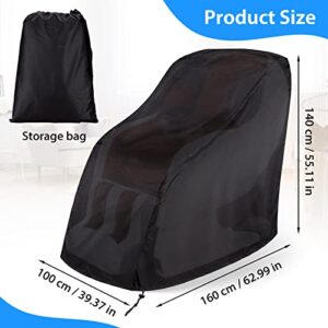 Noverlife Thick Massage Chair Cover, Waterproof Dustproof Protector Full Body Cover for Lift Chair Recliner, Sofa Cover with Drawstring, Zero Gravity Recliner Chair Protector Cover 63x39.5x55 Inch