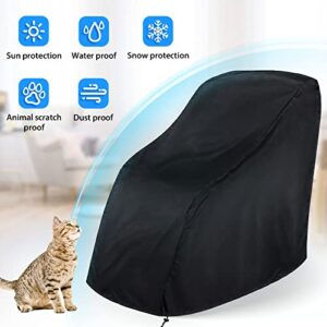 Noverlife Thick Massage Chair Cover, Waterproof Dustproof Protector Full Body Cover for Lift Chair Recliner, Sofa Cover with Drawstring, Zero Gravity Recliner Chair Protector Cover 63x39.5x55 Inch