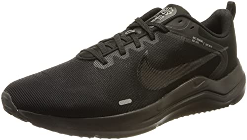 Nike Downshifter 12 Mens Running Trainers DD9293 Sneakers Shoes (UK 10 US 11 EU 45, Black Dark Smoke Grey 002)