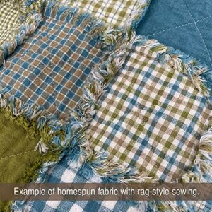 40+ Bluegrass Charm Pack, 5 inch Precut Cotton Homespun Fabric Squares by JCS