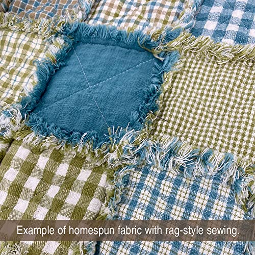 40+ Bluegrass Charm Pack, 5 inch Precut Cotton Homespun Fabric Squares by JCS