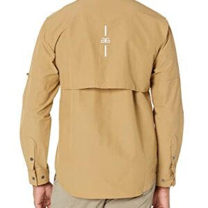 Arctix Men's Summit Long Sleeve Camp Shirt, Khaki, X-Large