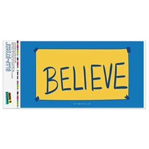 ted lasso believe automotive car window locker bumper sticker