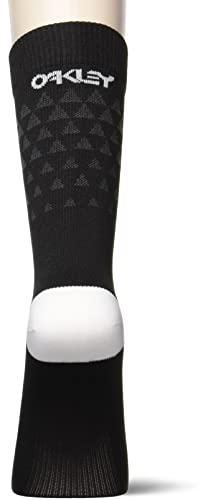 Oakley Mens All Mountain MTB Socks, Blackout, Large US