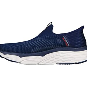 Skechers Men's Max Cushioning Slip-Ins-Athletic Slip-On Running Walking Shoes with Memory Foam Sneaker, Navy, 11