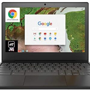 2022 Newest Lenovo Chromebook 3 11 11.6'' Laptop for Business and Student, Intel Celron N4020(up to 2.8GHz), 4GB RAM, 128GB Space(64GB eMMC+64GB Card), Webcam, USB Type-C, Wifi, Chrome OS,Black+JVQ MP