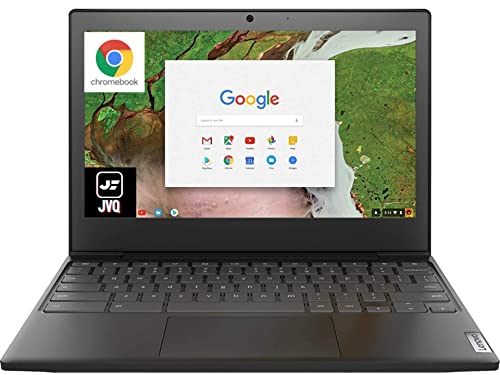 2022 Newest Lenovo Chromebook 3 11 11.6'' Laptop for Business and Student, Intel Celron N4020(up to 2.8GHz), 4GB RAM, 128GB Space(64GB eMMC+64GB Card), Webcam, USB Type-C, Wifi, Chrome OS,Black+JVQ MP