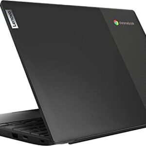 2022 Newest Lenovo Chromebook 3 11 11.6'' Laptop for Business and Student, Intel Celron N4020(up to 2.8GHz), 4GB RAM, 128GB Space(64GB eMMC+64GB Card), Webcam, USB Type-C, Wifi, Chrome OS,Black+JVQ MP