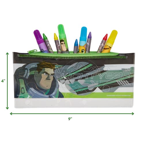 Innovative Designs Disney Pixar Toy Story Buzz Lightyear Coloring Art and Sticker Set for Boys and Girls, 30 Pcs.