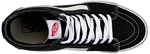 Vans Sk8-Hi Black White Skate VN-0D5IB8C Mens, 9 Women/7.5 Men