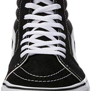 Vans Sk8-Hi Black White Skate VN-0D5IB8C Mens, 9 Women/7.5 Men