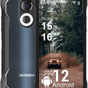 DOOGEE Android 12 Rugged Smartphone - 2022 S61 Rugged Phone - 20MP Night Vision Camera - 6GB+64GB - IP68 Waterproof Unlocked Cell Phone Outdoor- 5180mAh Battery - 6.0" IPS HD- Dual SIM 4G (Frosted)