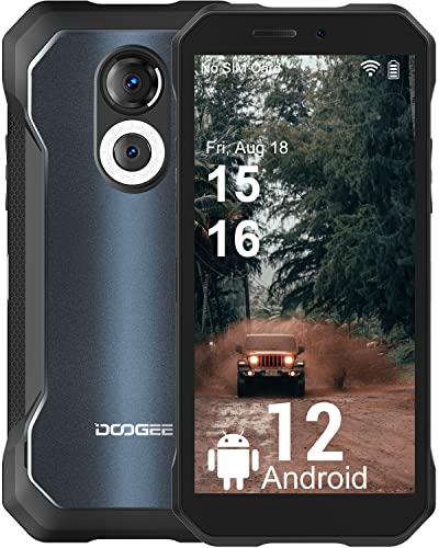 DOOGEE Android 12 Rugged Smartphone - 2022 S61 Rugged Phone - 20MP Night Vision Camera - 6GB+64GB - IP68 Waterproof Unlocked Cell Phone Outdoor- 5180mAh Battery - 6.0" IPS HD- Dual SIM 4G (Frosted)