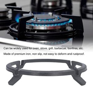 Cast Iron Wok Ring, Cast Iron Furnace Rack, Gas Cooker Rack Stove Grate Iron Support Holder Stand Universal for Milk Pot Frying Pan