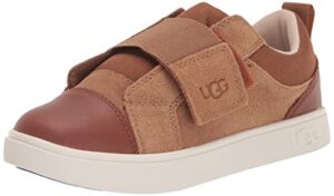 ugg rennon low sneaker, chestnut, 1 us unisex little kid