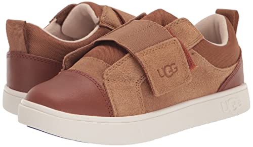 UGG Rennon Low Sneaker, Chestnut, 1 US Unisex Little Kid