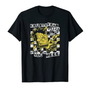 SpongeBob SquarePants Punk Bob Krusty Krab Pizza T-Shirt