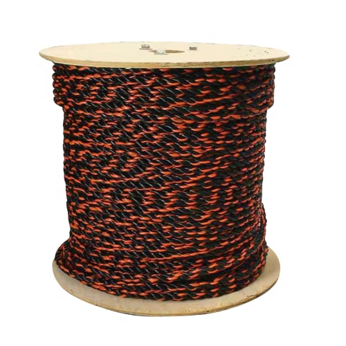 ATERET California Truck Rope - 1/4" x 50 Feet Twisted 3 Strands Polypropylene Rope - Ideal for Truck Cargo Straps, Marine, Boating