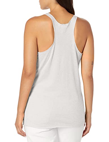 Disney Owl House Hooty Face Women's Racerback Tank Top, White Heather, X-Small