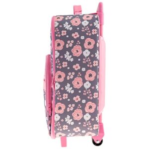 Stephen Joseph Kids' Luggage, Charcoal Flower