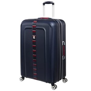 it luggage jupiter 28" hardside checked 8 wheel expandable spinner, dress blues