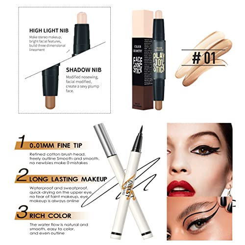 Makeup Kits Makeup Set Makeup Kit for Women Full Kit Makeup Sets for Teens Teenagers Eyeshadow Palette,Lip Gloss,Foundation,Mascara,Eyeliner,Contour Stick,Makeup Brushes,Cosmetic Bag