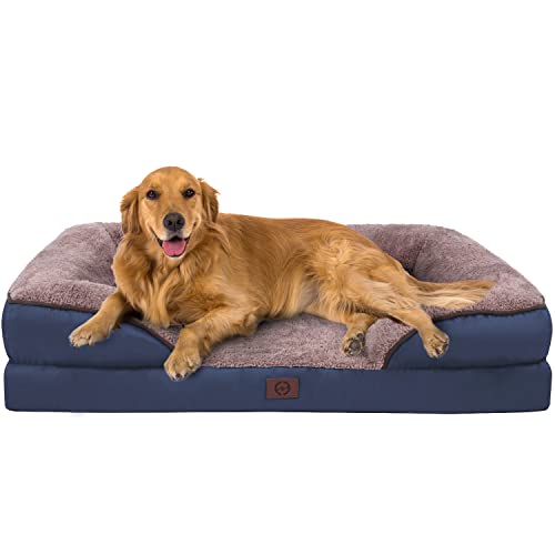 Orthopedic Dog Bed for Large Dogs up to 70/100lbs, Dog Sofa with Removable Washable Cover with Waterproof Lining Dog Beds