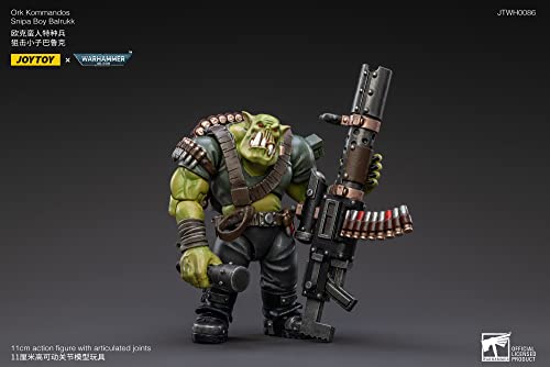 BLOOMAGE JOYTOY (BEIJING) TECH Warhammer 40K: Ork Kommandos Snipa Boy Balrukk 1:18 Scale Action Figure