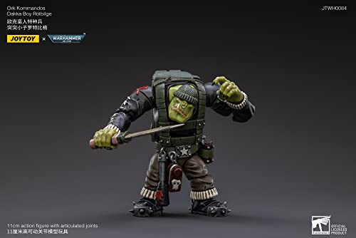 BLOOMAGE JOYTOY (BEIJING) TECH Warhammer 40K: Ork Kommandos Dakka Boy Rotbilge 1:18 Scale Action Figure