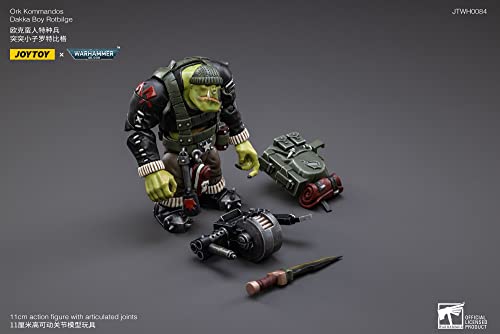 BLOOMAGE JOYTOY (BEIJING) TECH Warhammer 40K: Ork Kommandos Dakka Boy Rotbilge 1:18 Scale Action Figure